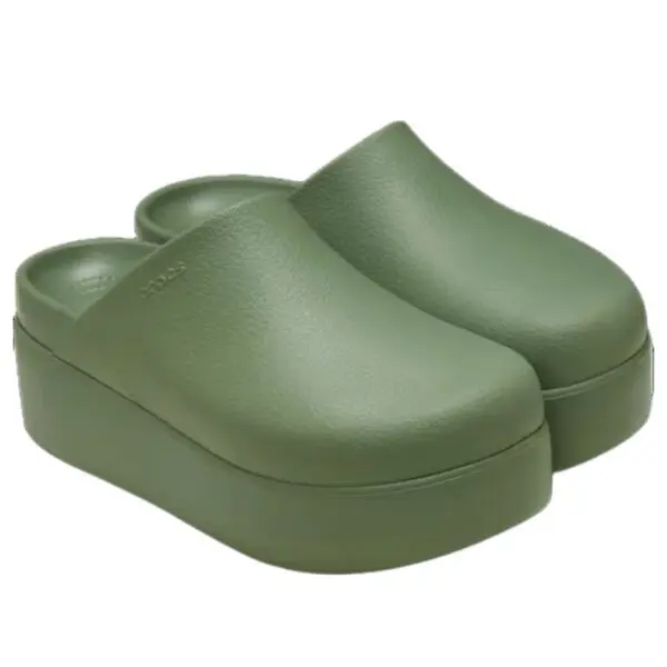 CROCS Dylan Platform Clog - Cargo/green