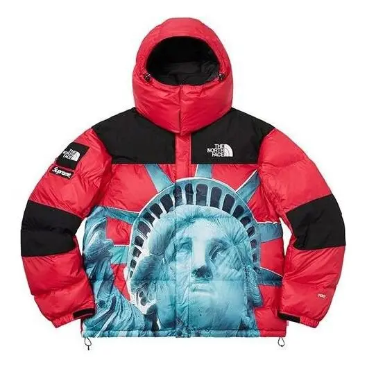 Supreme X The North Face Statue Of Liberty Mountain Jacket - Red