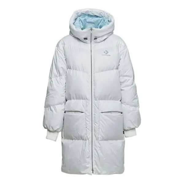CONVERSE Long Down Jacket - White