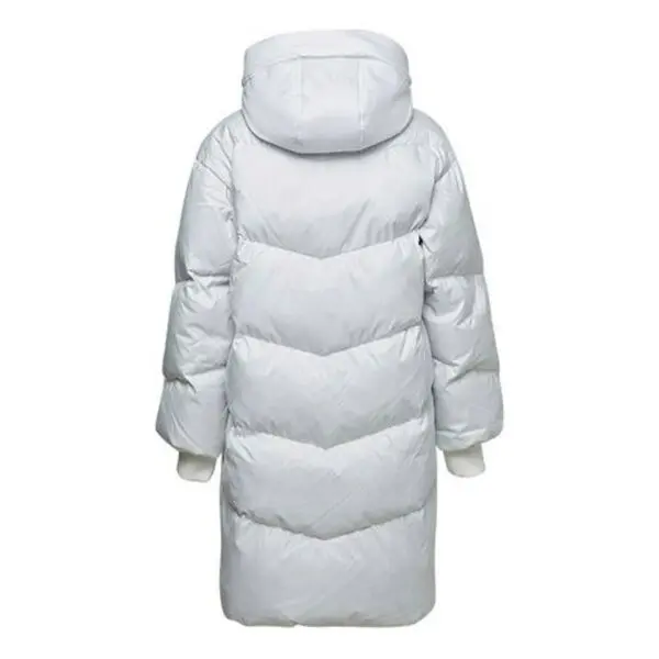 CONVERSE Long Down Jacket - White