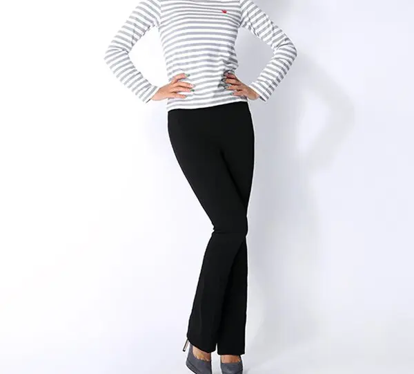 Play Comme Des Garcon Striped Long Sleeve T-shirt With Red Heart Logo