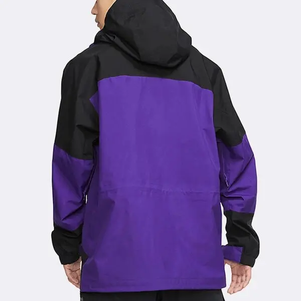 Nike Gore-tex Hooded Jacket - Black/purple