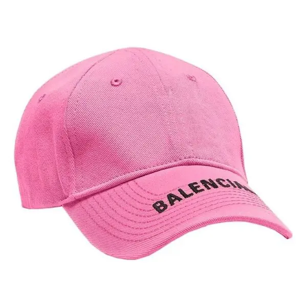 Balenciaga Logo Baseball Cap - Pink
