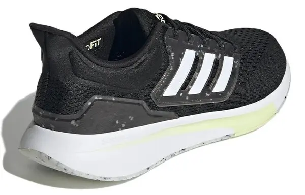 Adidas Eq21 Run Sneakers - Core Black/cloud White/almost Lime