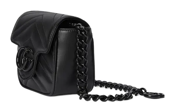 Gucci Gg Marmont Quilted Leather Belt Bag