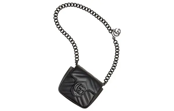 Gucci Gg Marmont Quilted Leather Belt Bag