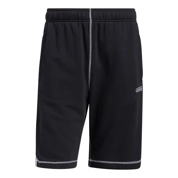 Adidas Originals Contrast Stitch Sports Shorts - Black