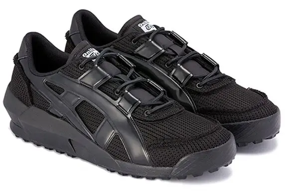 Onitsuka Tiger Big Logo Trainers - Black