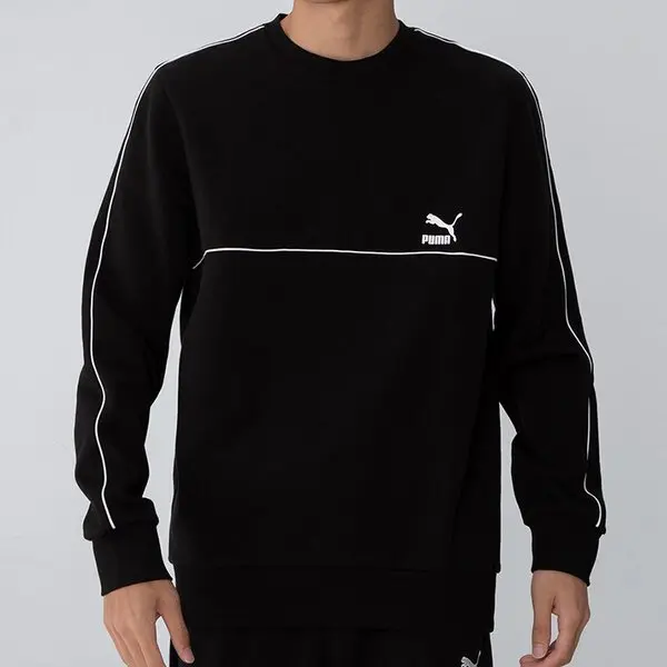 PUMA Clsx Piped Crew Pullover