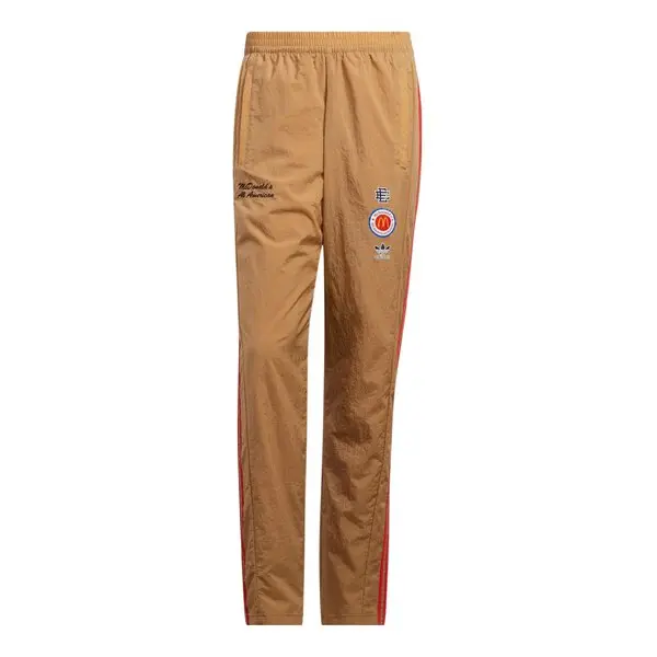 Adidas Originals X Eric Emanuel Crossover Stripe Basketball Sports Pants Khaki - Default Color