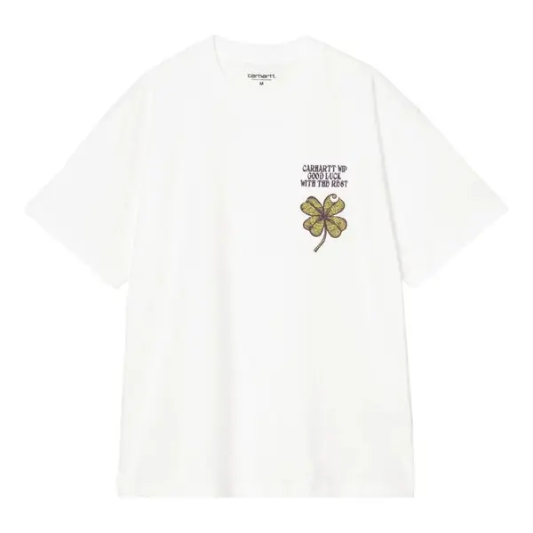 Carhartt Work In Progress Clover Short Sleeve T-shirt - White