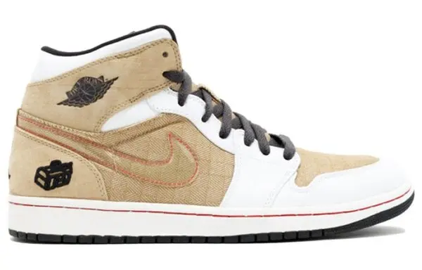 JORDAN 1 Retro High Top Sneakers - White
