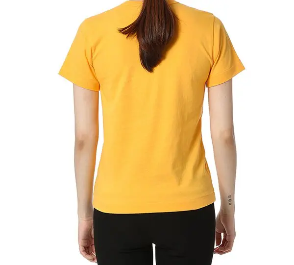 Play Comme Des Garcon Mini Logo T-shirt - Yellow