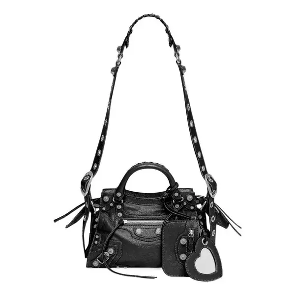 Balenciaga Neo Cagole Xs Handbag - Black