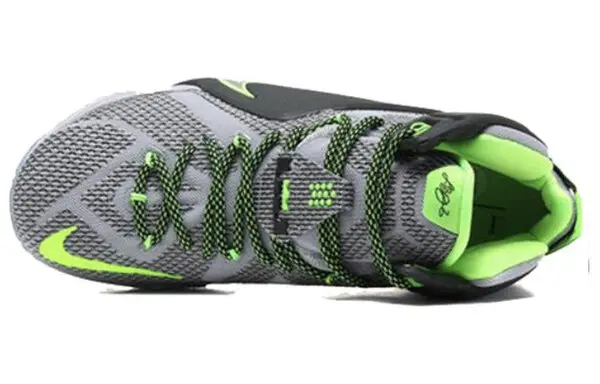 Nike Lebron 12 "dunkman" Athletic Sneakers - Grey/green
