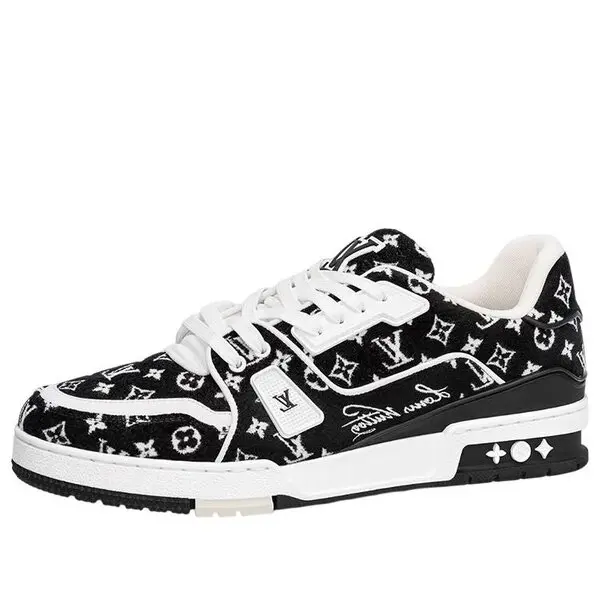 LOUIS VUITTON Trainer Sneakers - Black/white