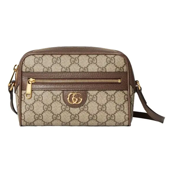 Gucci Ophidia Gg Shoulder Bag - Beige/ebony