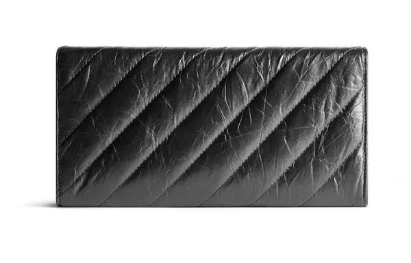 Balenciaga Crush Wallet On Chain Quilted
