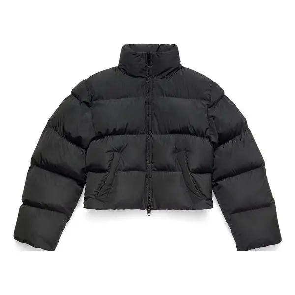 Balenciaga Shrunk Puffer Jacket - Black