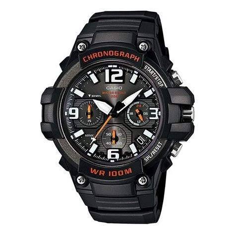 Casio Chronograph Water Resistant Analog Watch - Black