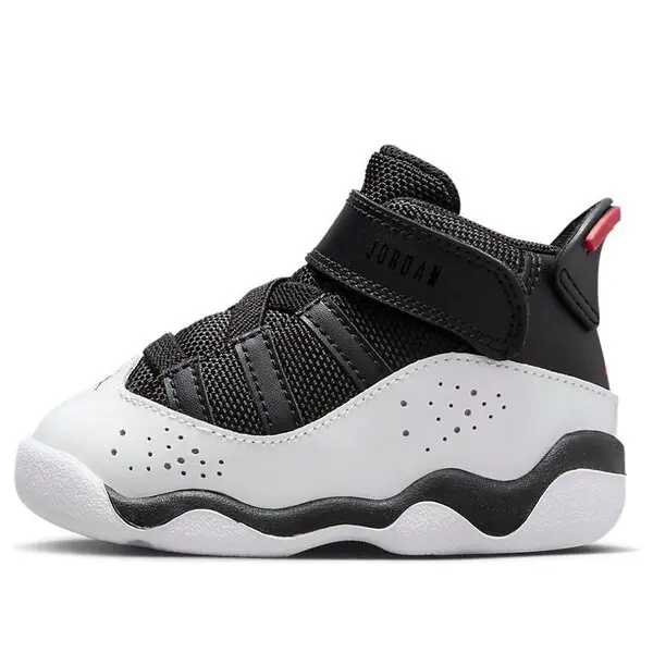 JORDAN Air 6 Rings High Top Sneakers - Black/white