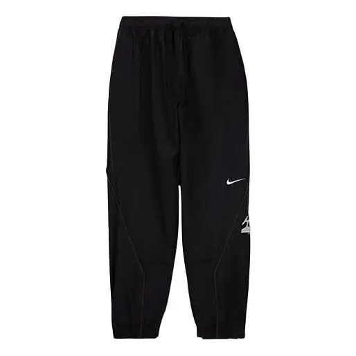 Nike X Acronym Crossover Logo Printing Sports Pants/trousers/joggers Asia Edition Black - Default Color