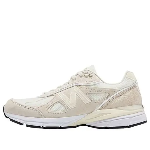 NEW BALANCE X Stussy 990v4 "made In Usa" Sneakers - White/yellow