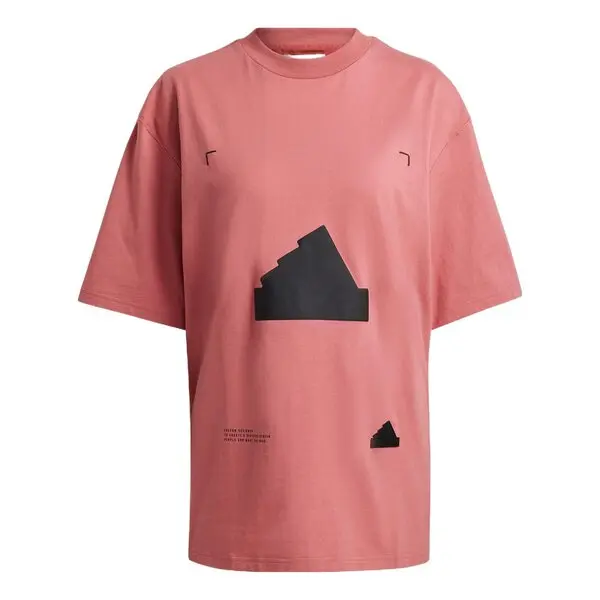 Adidas Oversized Graphic T-shirt - Red/black