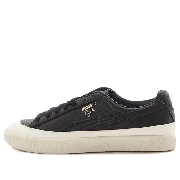 PUMA Clyde Casual Lace-up Sneakers - Black/white
