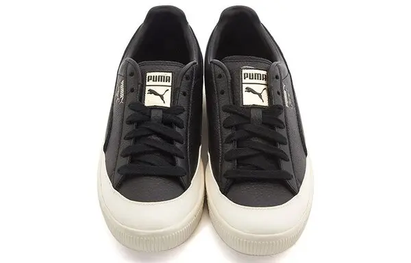 PUMA Clyde Casual Lace-up Sneakers - Black/white