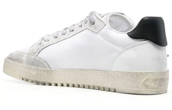 Off-White Vulcanized 5.0 Low Top Distressed Sneaker - White/black