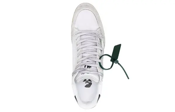 Off-White Vulcanized 5.0 Low Top Distressed Sneaker - White/black