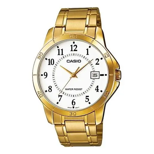 Casio Analog Watch With Stainless Steel Strap - Gold