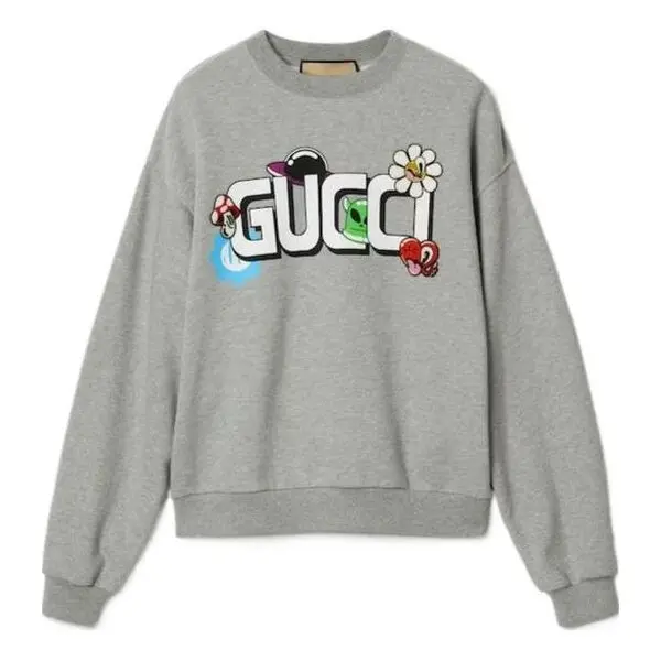 Gucci Cotton Jersey Sweatshirt With Graphic Print