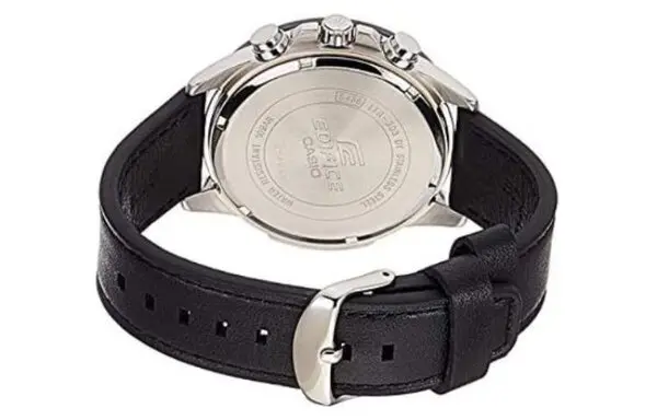 Casio Edifice Solar Powered Analog Watch With Stainless Steel Strap And Sapphire Crystal