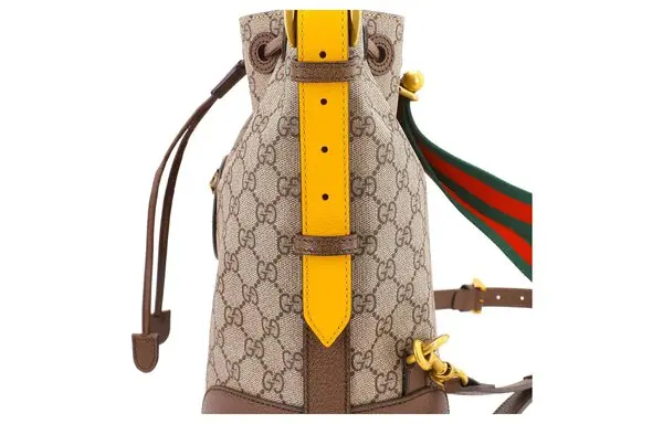 Gucci Neo Vintage Tiger Head Logo Drawstring Backpack