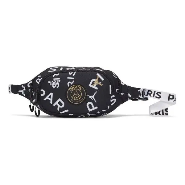 JORDAN X Paris Saint-germain Belt Bag - Black/white/gold