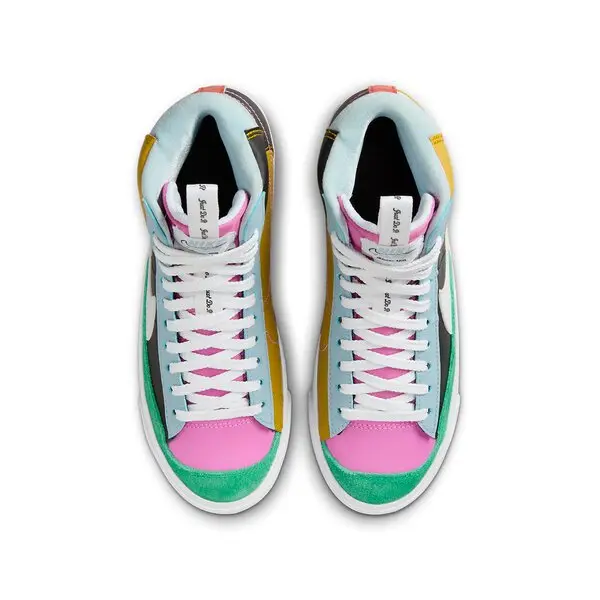 Nike Blazer Mid High Top Sneakers - Multi-color