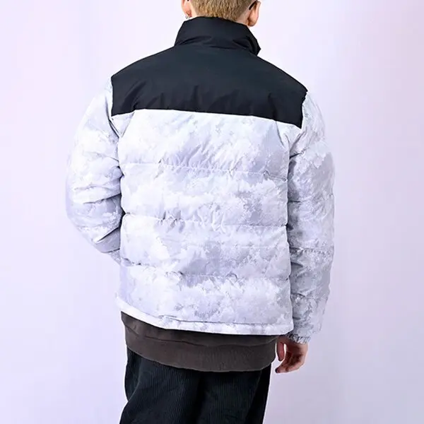CONVERSE Short Down Jacket - Grey