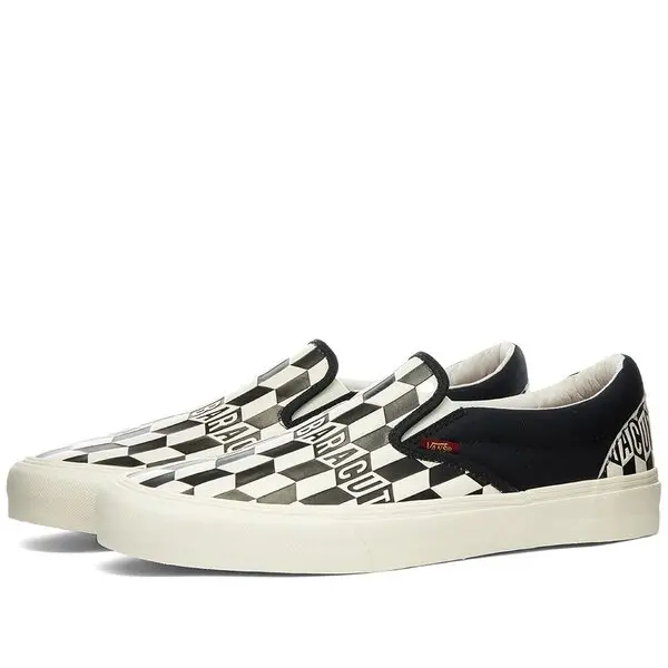 VANS Vault Classic Slip-on Vlt Lx X Baracuta Sneakers - Black/checkerboard