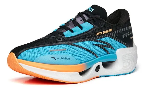 ANTA Shock The Waves Sneakers - Blue/orange/black