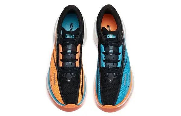 ANTA Shock The Waves Sneakers - Blue/orange/black