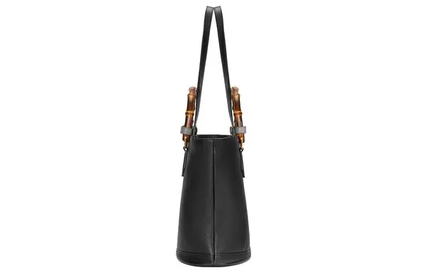 Gucci Diana Medium Tote Bag With Bamboo Handles - Black