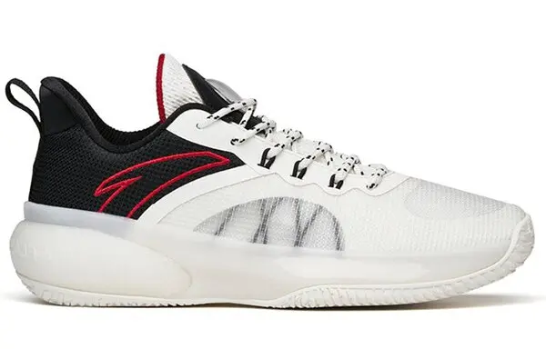 ANTA Basketball Sneakers - White/black/red