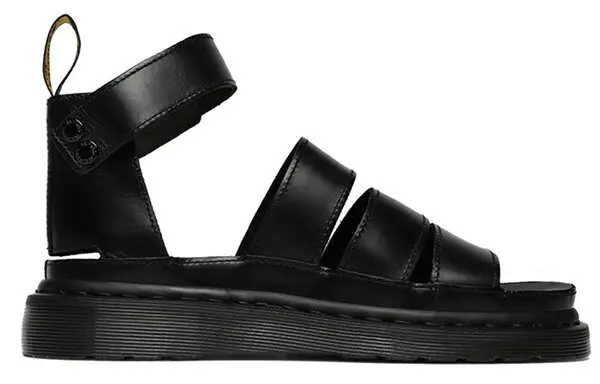 Dr. Martens Vintage Platform Strappy Sandals - Black