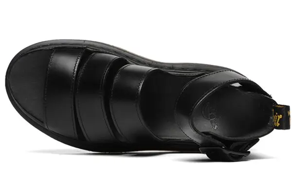 Dr. Martens Vintage Platform Strappy Sandals - Black
