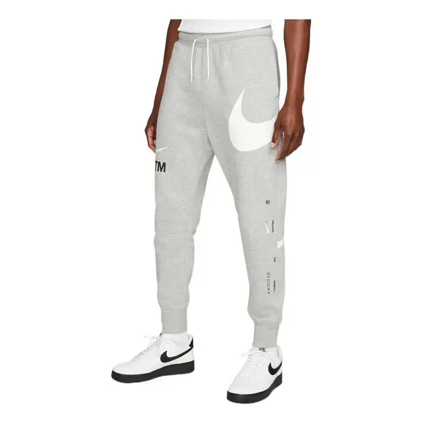 Nike Swoosh Sweatpants 'grey - Grey/white