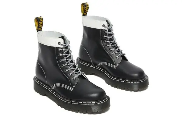 Dr. Martens Pascal Bex Leather Contrast Lace Up Boots