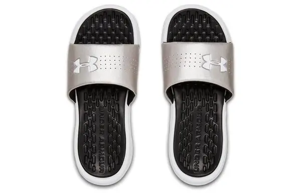 Under Armour Playmaker Fixed Strap Sandals - Silvergray