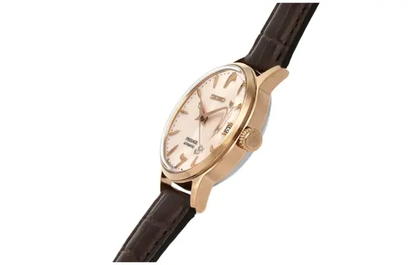 SEIKO Presage Automatic Watch With Brown Leather Strap